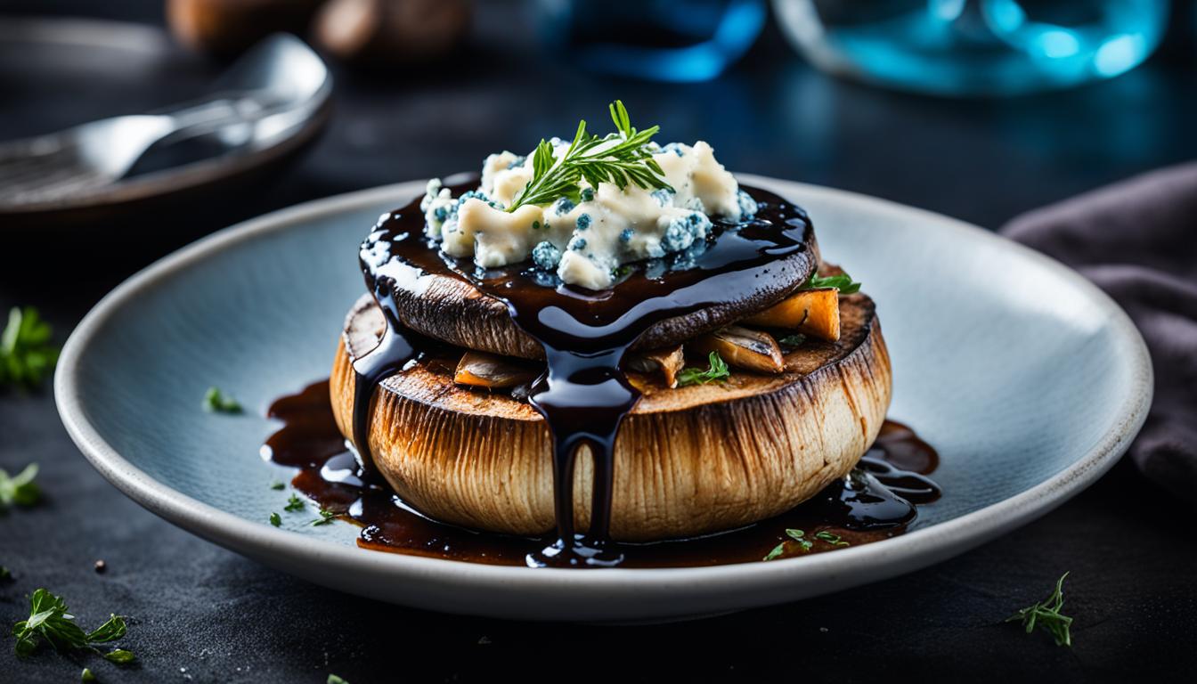 Savor Blue Cheese-Stuffed Portobello Mushrooms Recipe