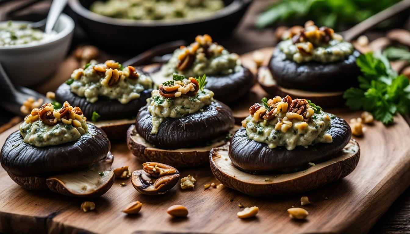 Savor Blue Cheese-Stuffed Portobello Mushrooms Recipe