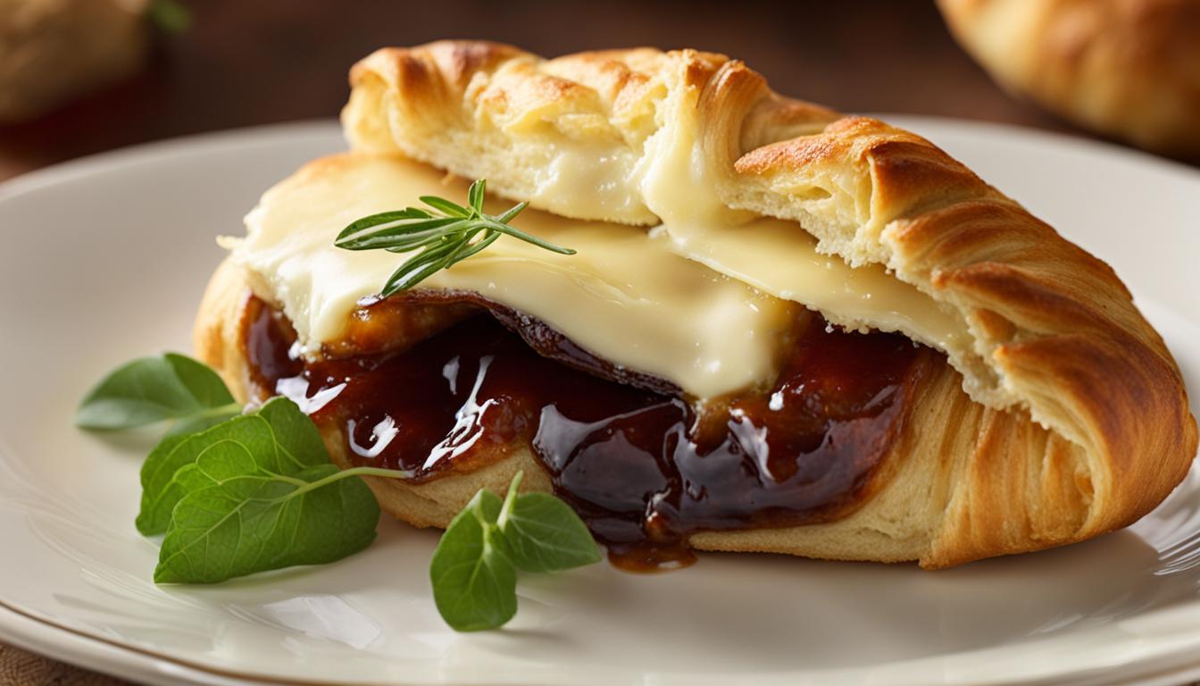 Delectable Brie and Fig Jam Croissant Pockets Recipe