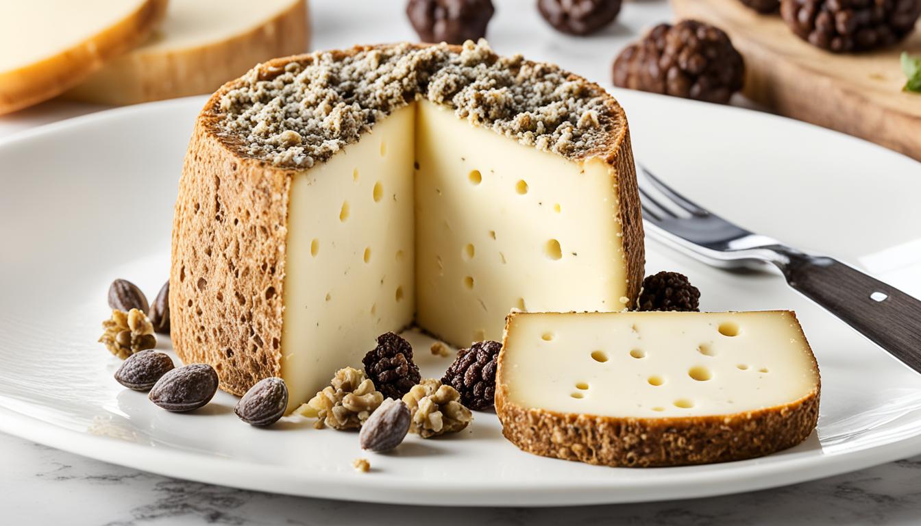 Savor the Luxury of Caciotta Al Tartufo Cheese