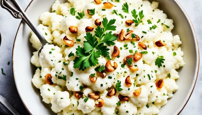 Asiago & Garlic Mashed Cauliflower Recipe