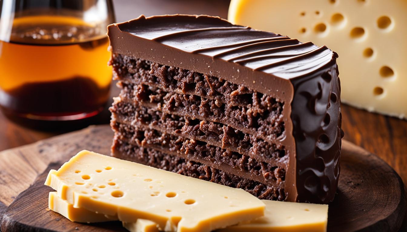Indulge in Unique Chocolate Stout Cheddar Cheese