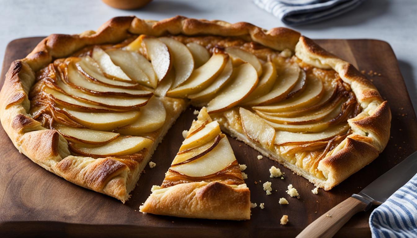 Savory Blue Cheese and Pear Galette Recipe