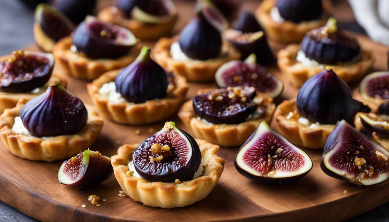 Goat Cheese & Fig Tartlets Recipe with Honey