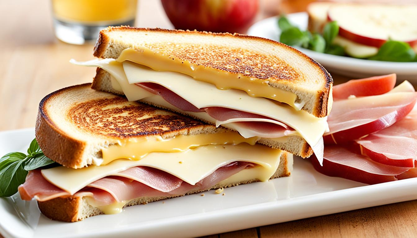 Perfect Gouda Apple & Prosciutto Grilled Cheese