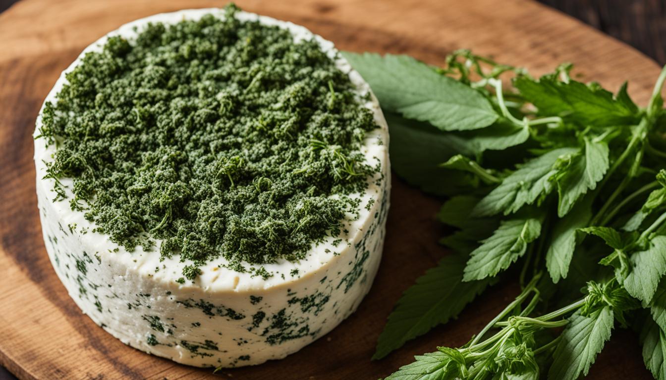 Green Dirt Farm Fresh Nettle Cheese - Artisan Delight - The Cheese Cellar