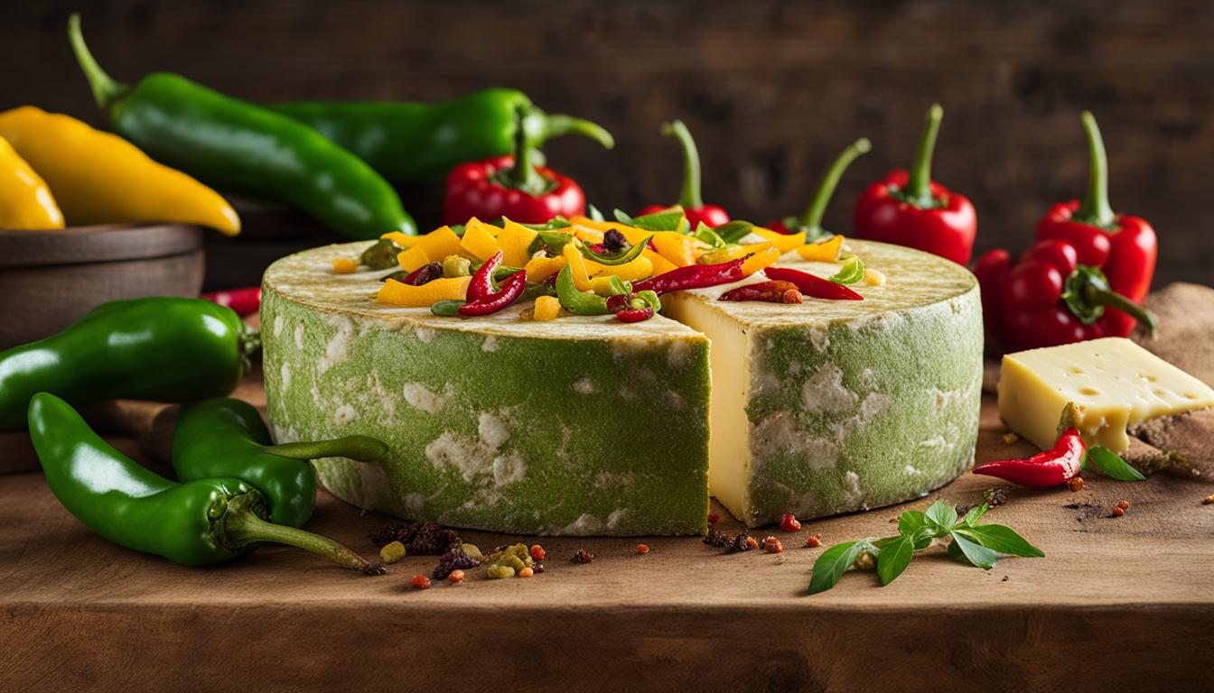 Enjoy Green Dirt Farm Fresh Spicy Chilis Cheese - The Cheese Cellar