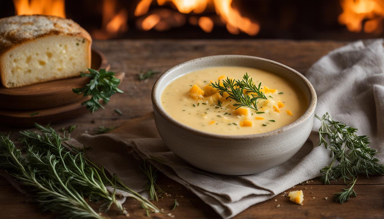 Creamy Cauliflower & Cheddar Soup Recipe