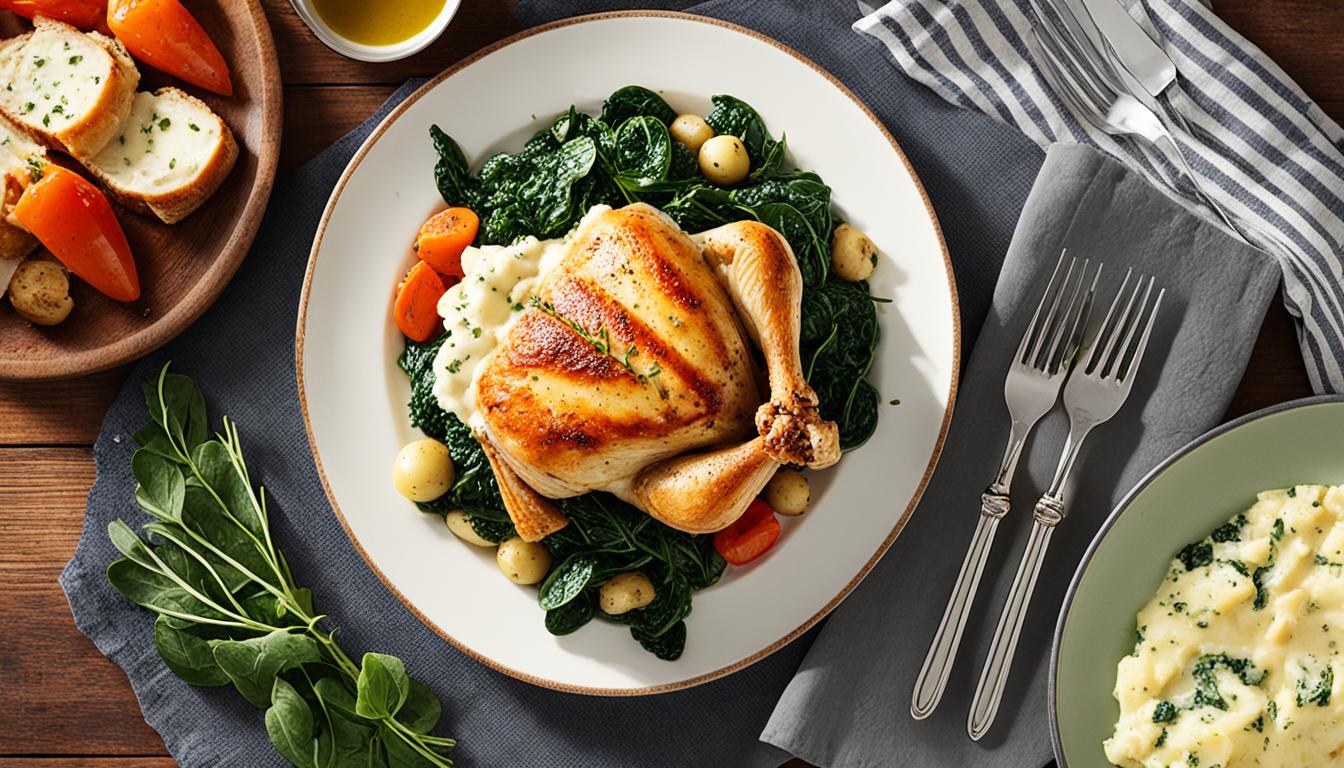 Savory Camembert & Spinach Stuffed Chicken Recipe