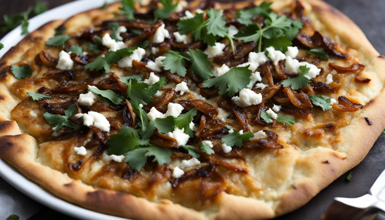 Goat Cheese & Caramelized Onion Flatbread Magic