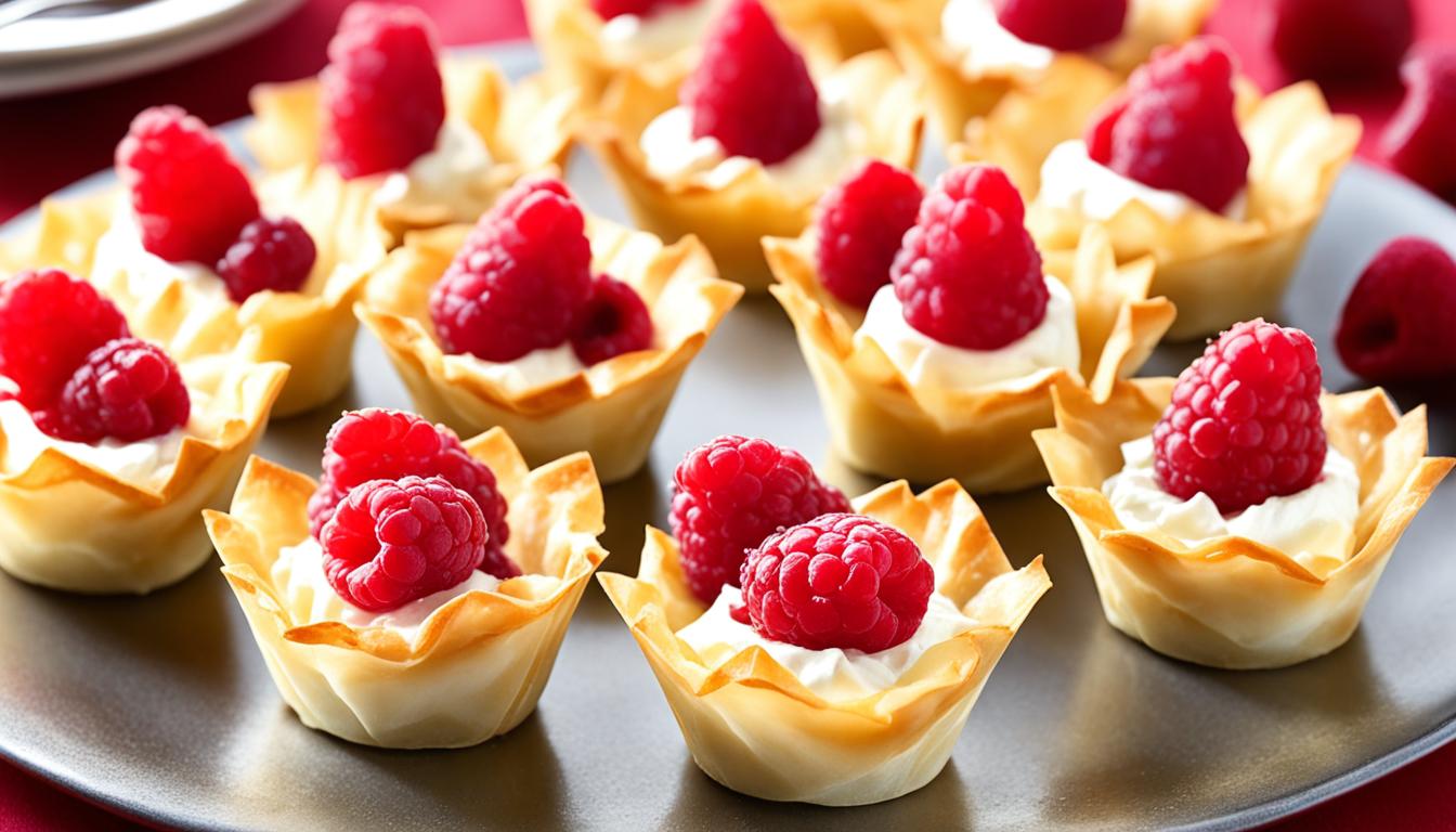 Brie and Raspberry Phyllo Cups Recipe Delight