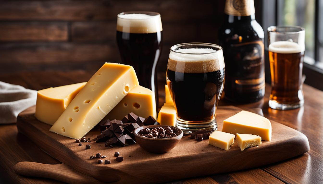 Indulge in Unique Chocolate Stout Cheddar Cheese