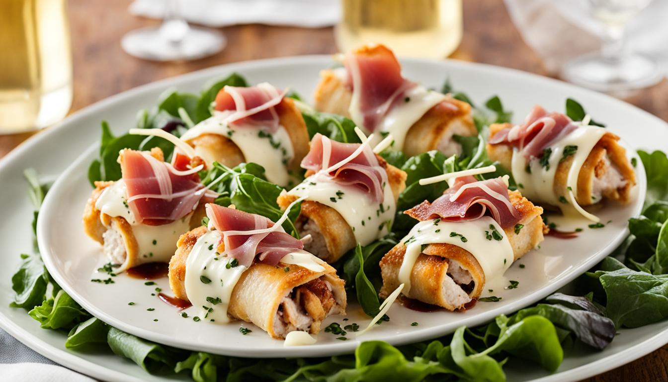 Fontina & Prosciutto Chicken Roll-Ups Recipe