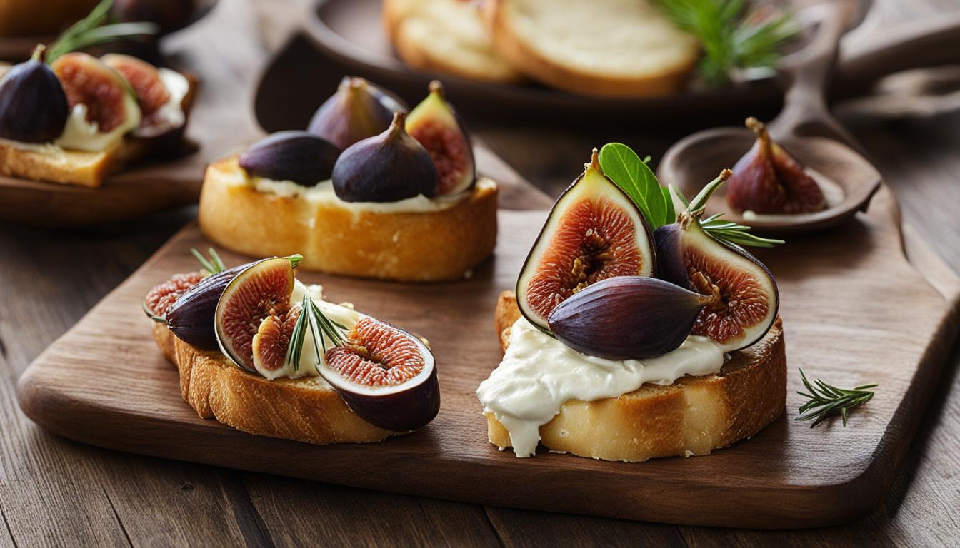Easy Camembert and Fig Crostini Recipe Idea