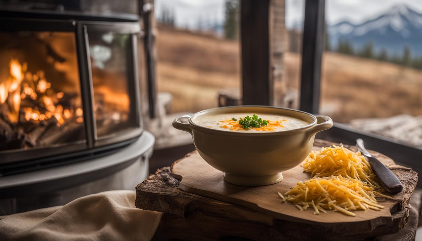 Cozy Potato and Cheddar Cheese Soup Recipe