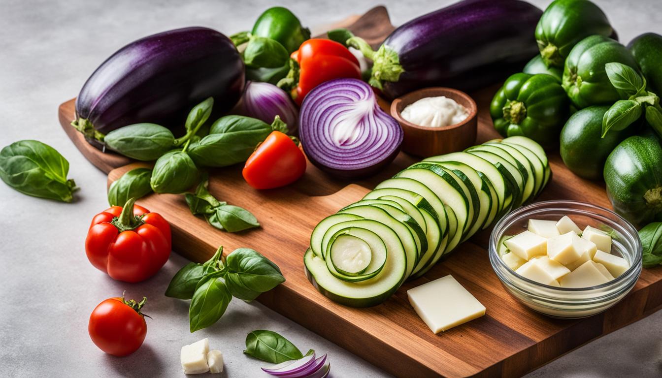 Mozzarella and Roasted Vegetable Lasagna Recipe