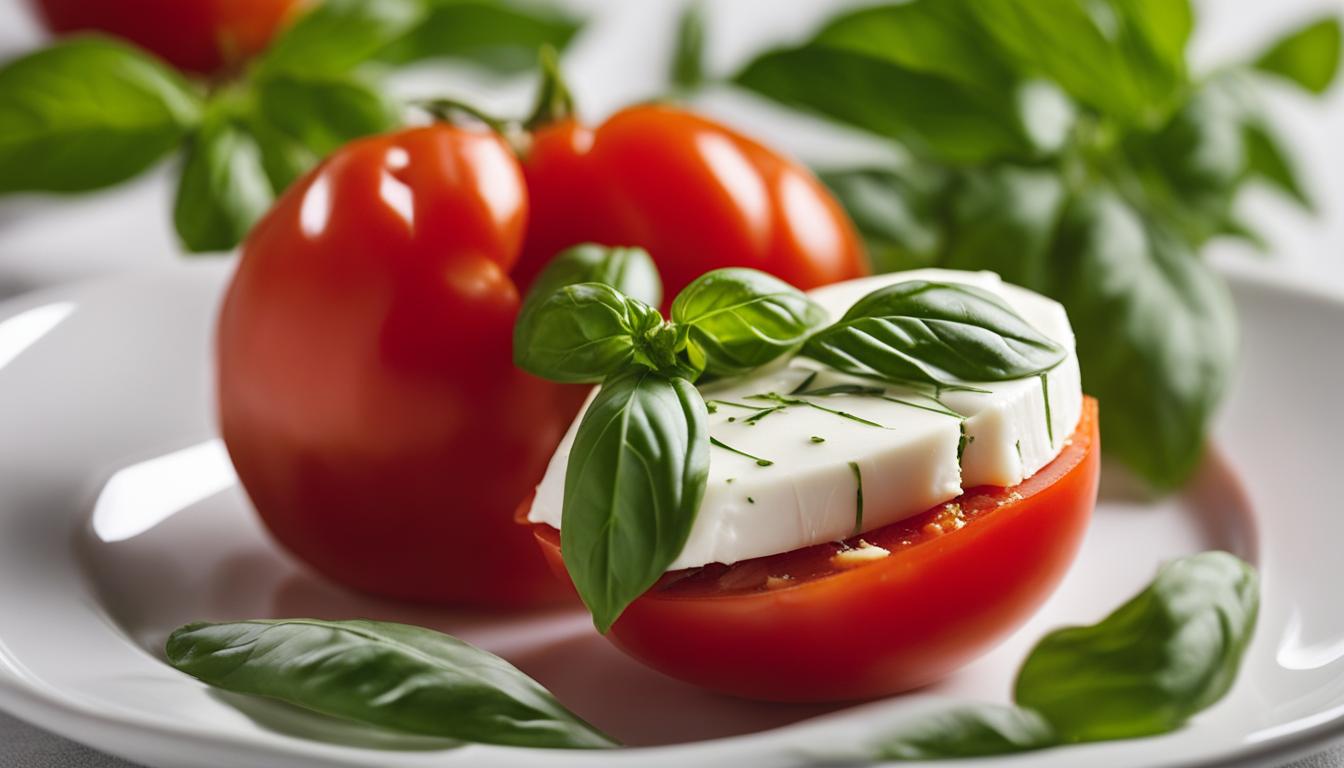 Mozzarella and Basil Stuffed Tomatoes Recipe