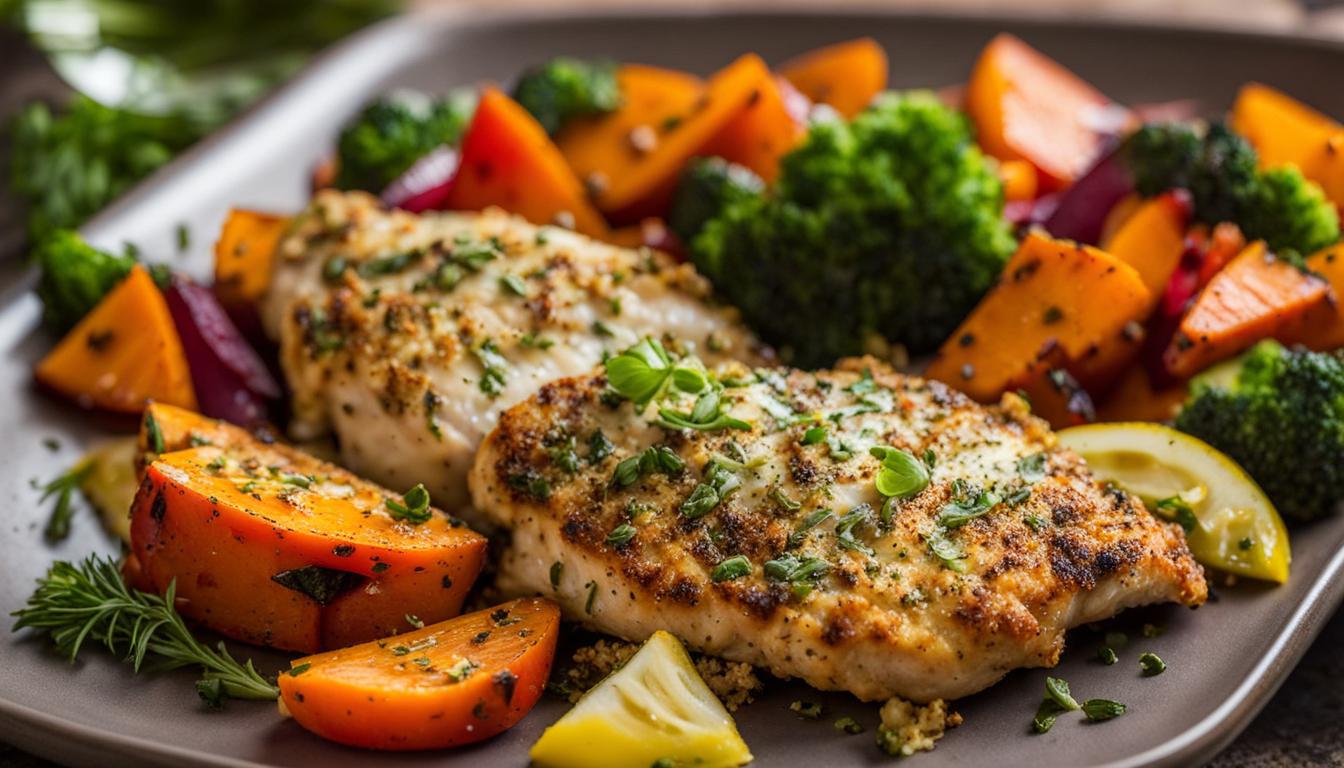 Savory Parmesan & Herb Crusted Chicken Delight