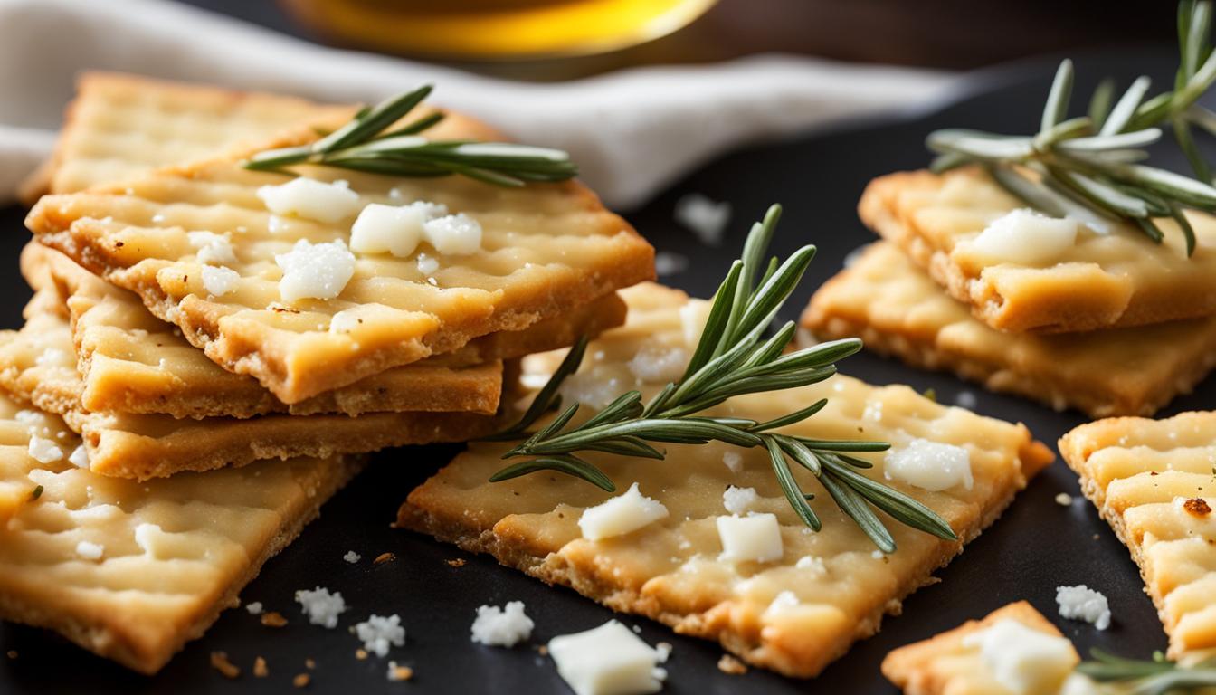 Pecorino & Rosemary Crackers with Honey Recipe