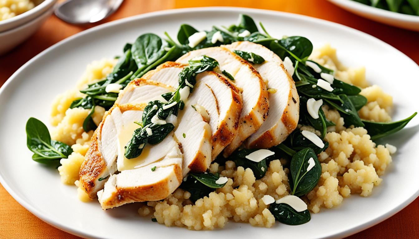 Savory Camembert & Spinach Stuffed Chicken Recipe