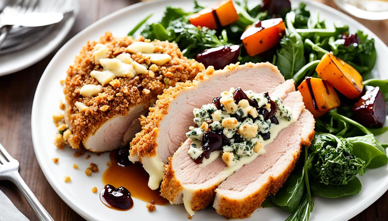Walnut & Blue Cheese Chicken Cordon Bleu Recipe