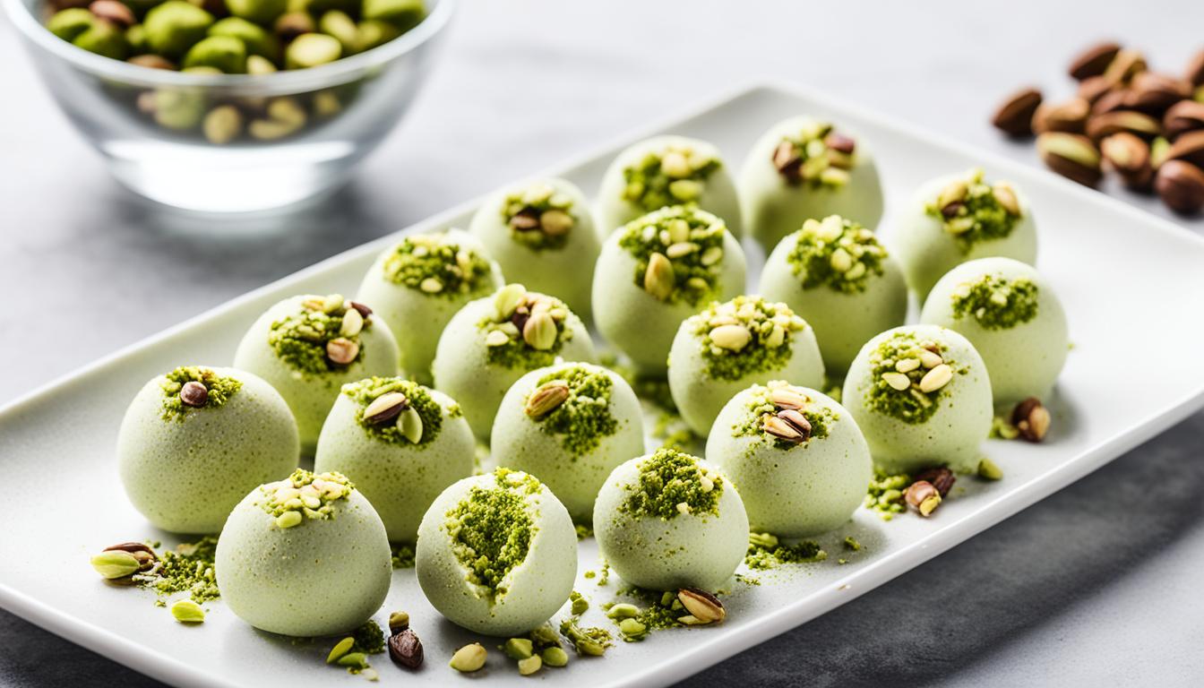 Matcha Infused White Chocolate Brie Truffles Recipe