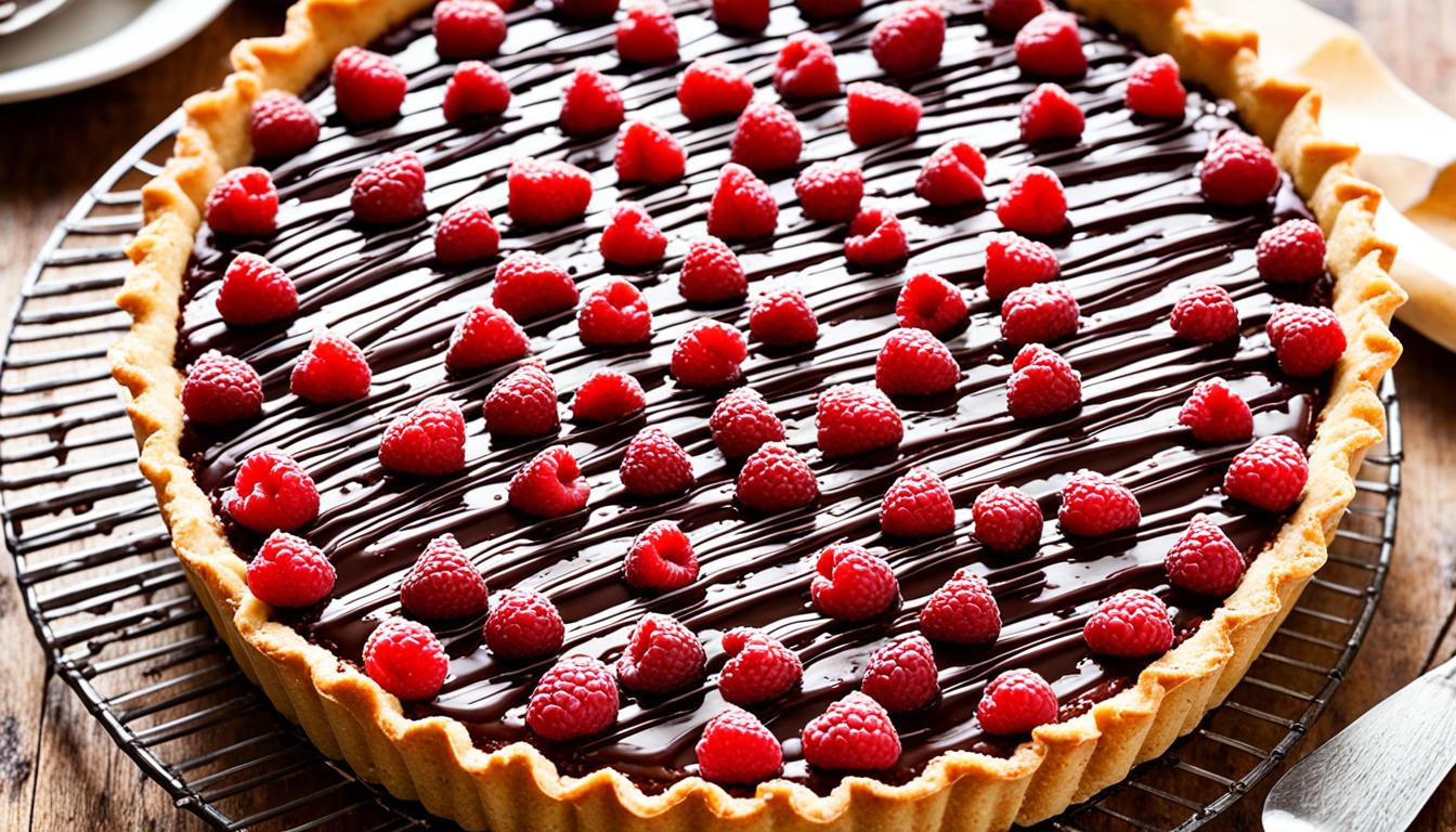 Decadent Raspberry & Chocolate Mascarpone Tart