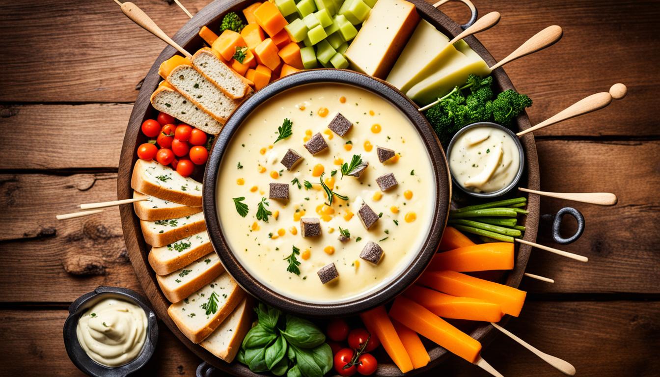 Decadent Truffle Four-Cheese Fondue Recipe