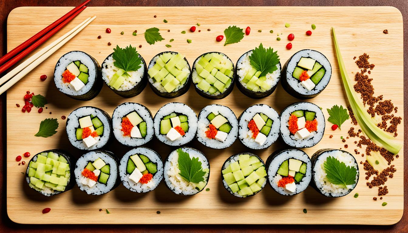 Wasabi Infused Camembert Sushi Rolls Recipe