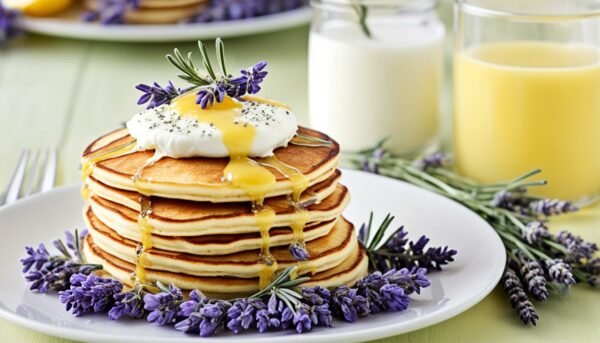 Lavender Lemon Ricotta Pancakes Recipe | Brunch Bliss