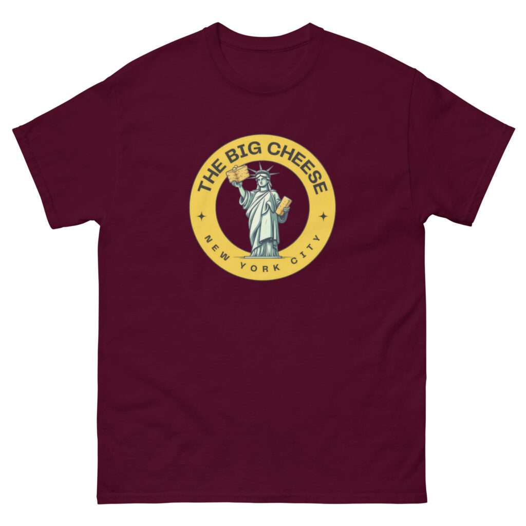 Big Cheese New York City Men's Classic Tee - The Cheese Cellar